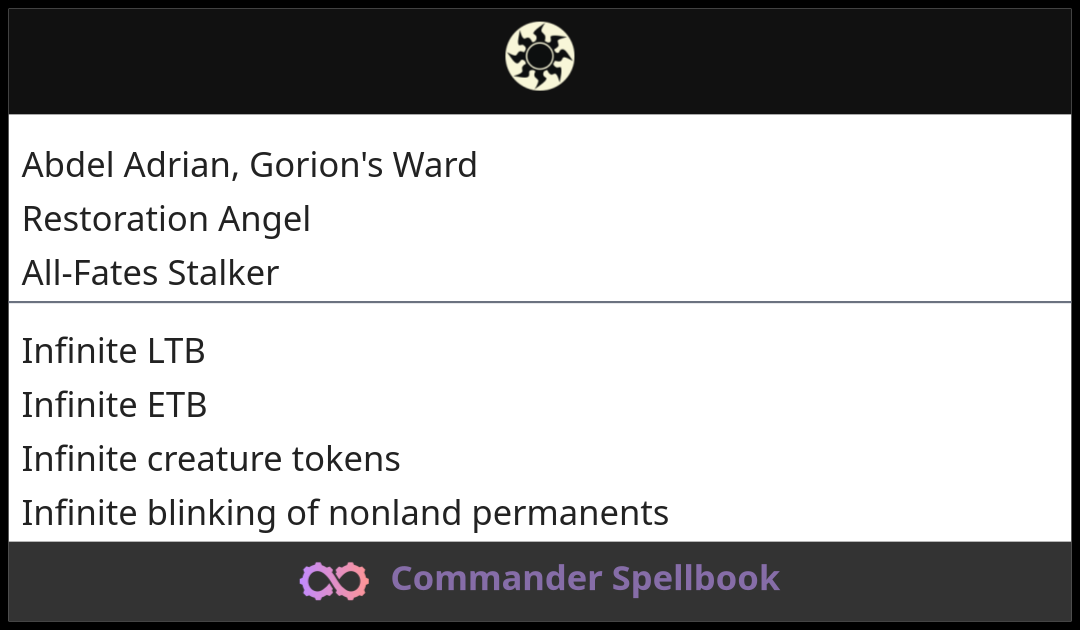 Abdel Adrian, Gorion's Ward | Restoration Angel | All-Fates Stalker