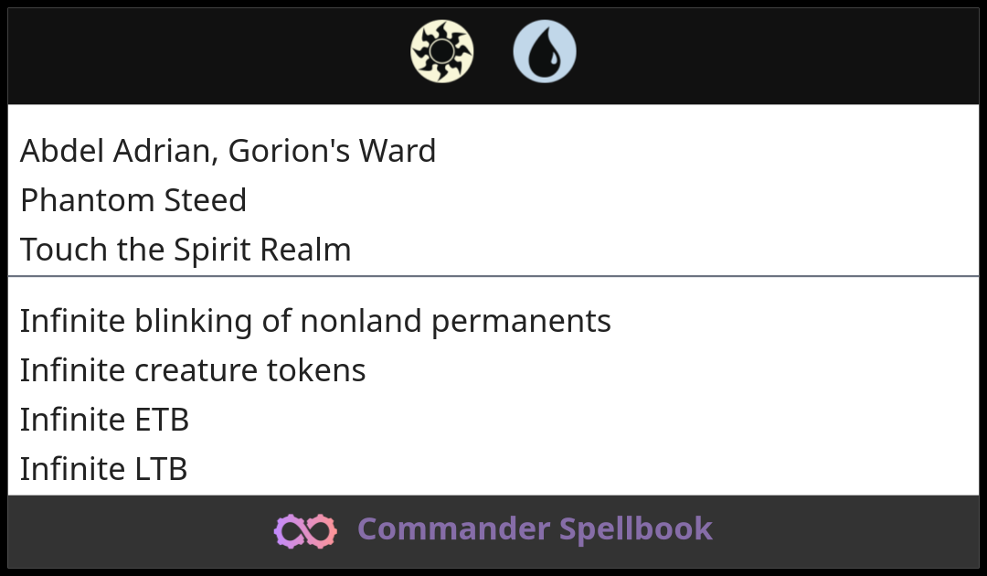 Abdel Adrian, Gorion's Ward | Phantom Steed | Touch the Spirit Realm