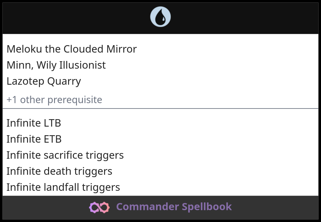 Meloku the Clouded Mirror | Minn, Wily Illusionist | Lazotep Quarry