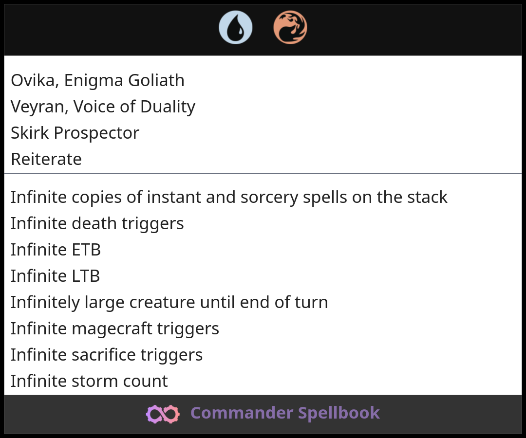 Ovika, Enigma Goliath | Veyran, Voice of Duality | Skirk Prospector ...
