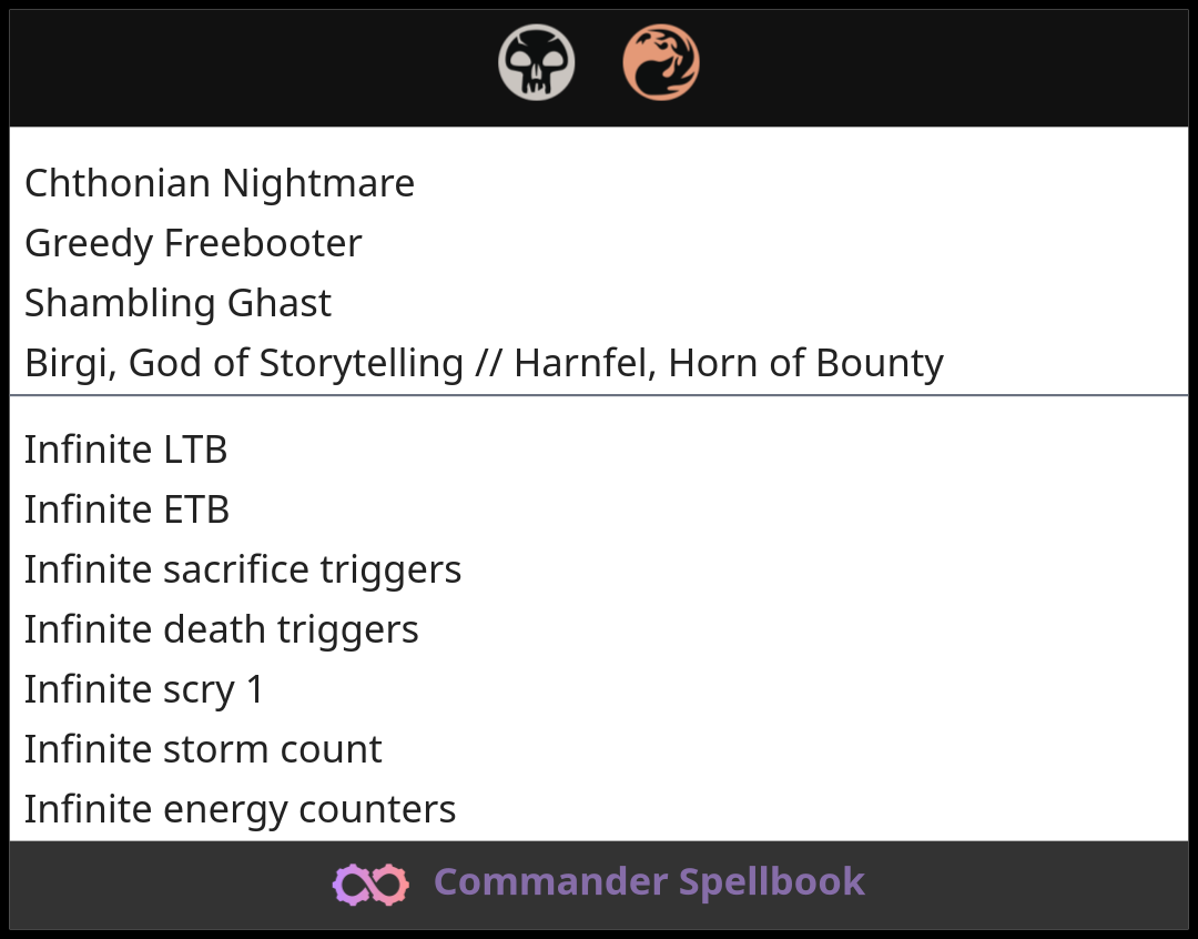 Chthonian Nightmare | Greedy Freebooter | Shambling Ghast (and one ...