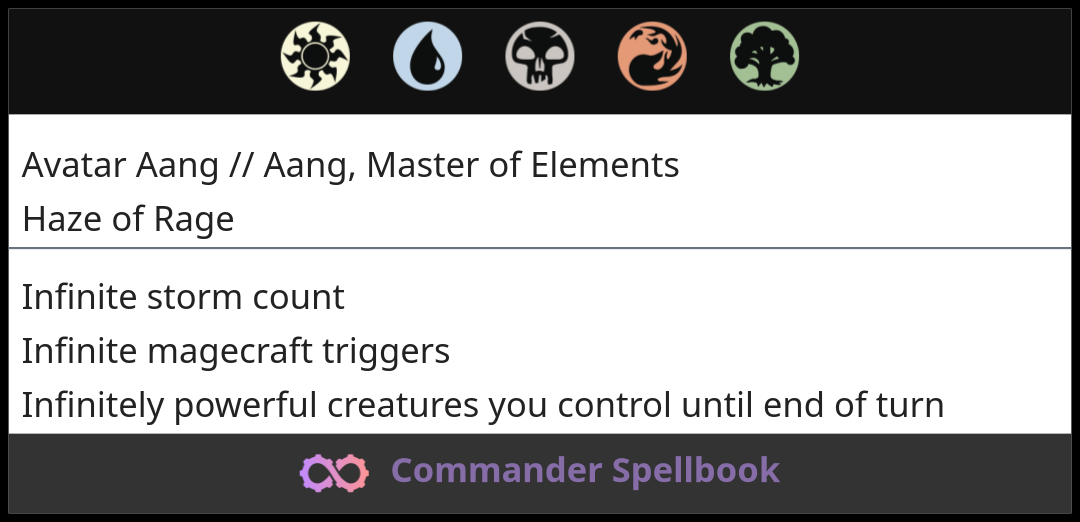 Avatar Aang // Aang, Master of Elements | Haze of Rage