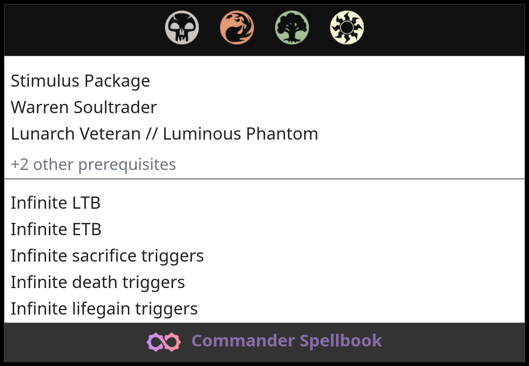 Stimulus Package | Warren Soultrader | Lunarch Veteran // Luminous Phantom