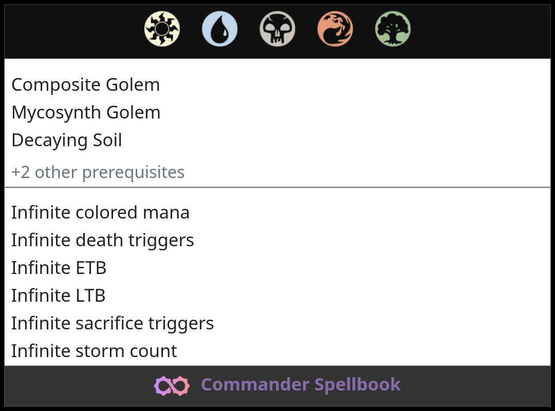 Composite Golem | Mycosynth Golem | Decaying Soil