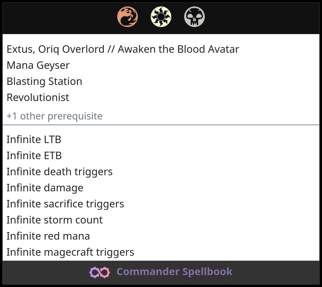 Extus, Oriq Overlord // Awaken the Blood Avatar | Mana Geyser ...