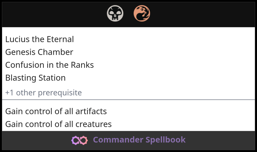 Lucius the Eternal | Genesis Chamber | Confusion in the Ranks (and one ...