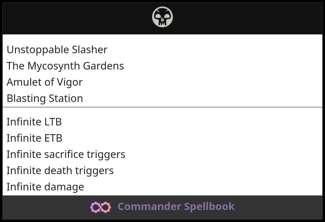 Unstoppable Slasher | The Mycosynth Gardens | Amulet of Vigor (and one ...