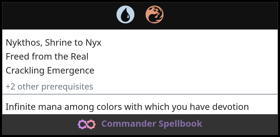 Nykthos, Shrine to Nyx | Freed from the Real | Crackling Emergence