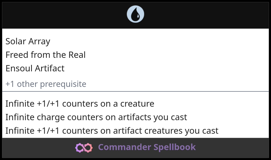 Solar Array | Freed from the Real | Ensoul Artifact