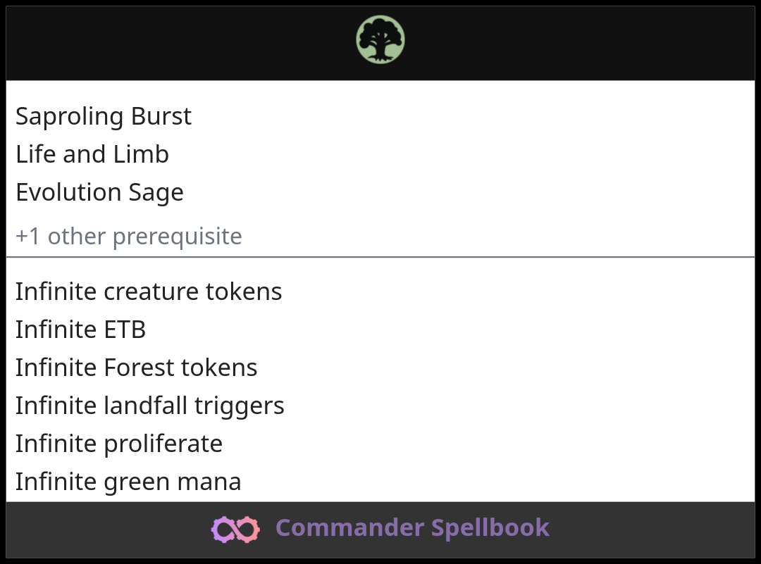 Saproling Burst | Life and Limb | Evolution Sage