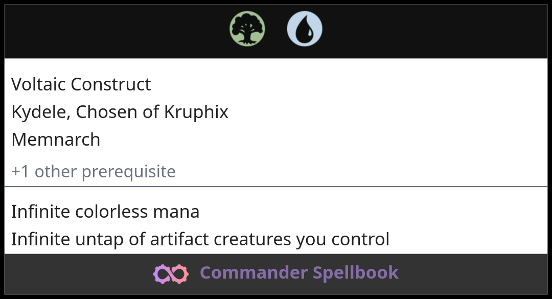 Voltaic Construct | Kydele, Chosen of Kruphix | Memnarch
