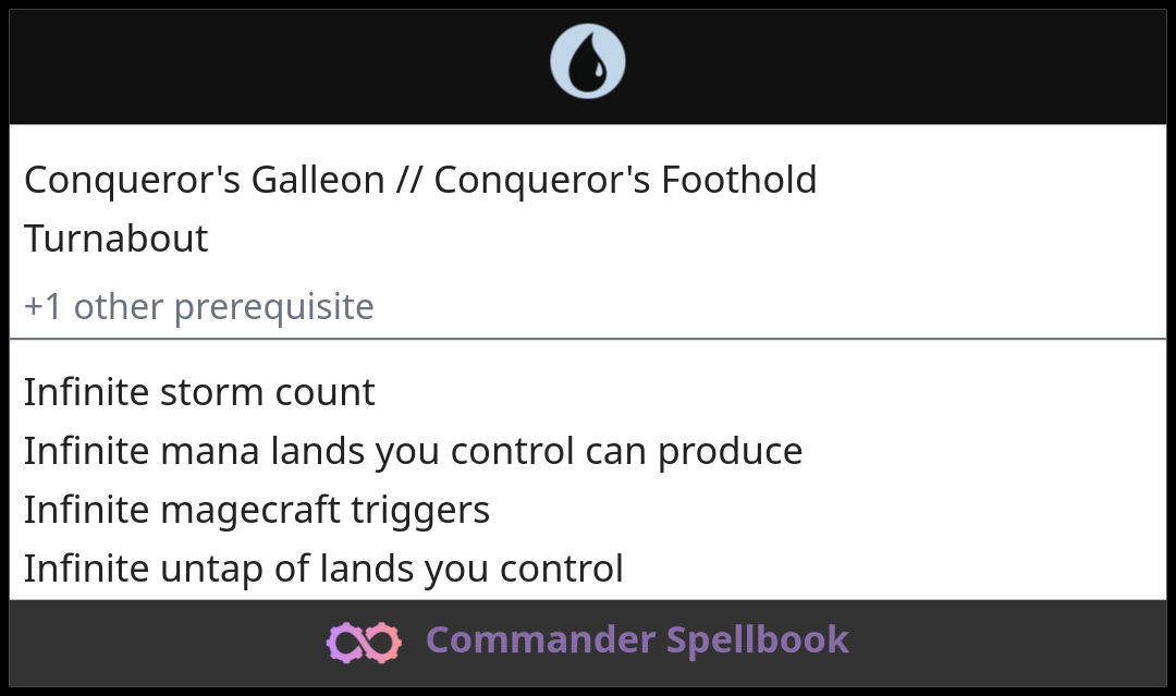 Conqueror's Galleon // Conqueror's Foothold | Turnabout