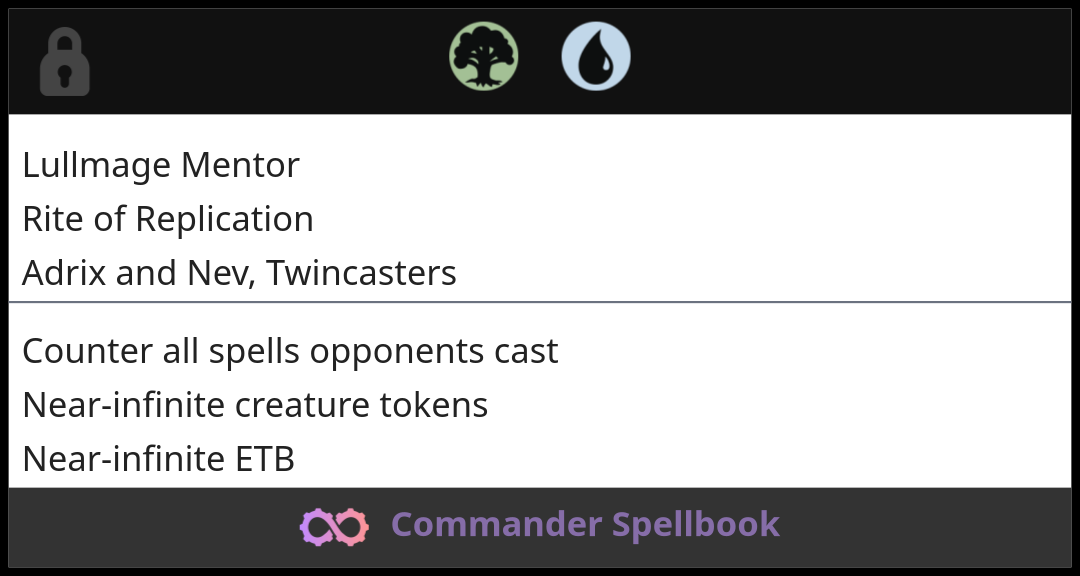Lullmage Mentor | Rite of Replication | Adrix and Nev, Twincasters