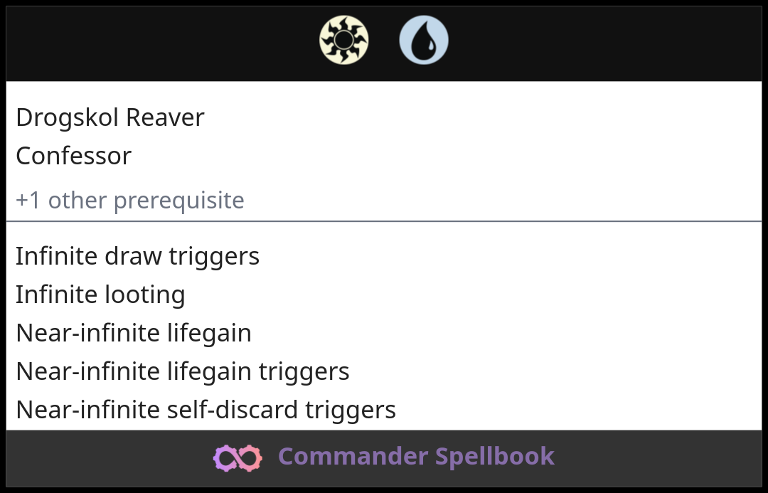 Drogskol Reaver | Confessor