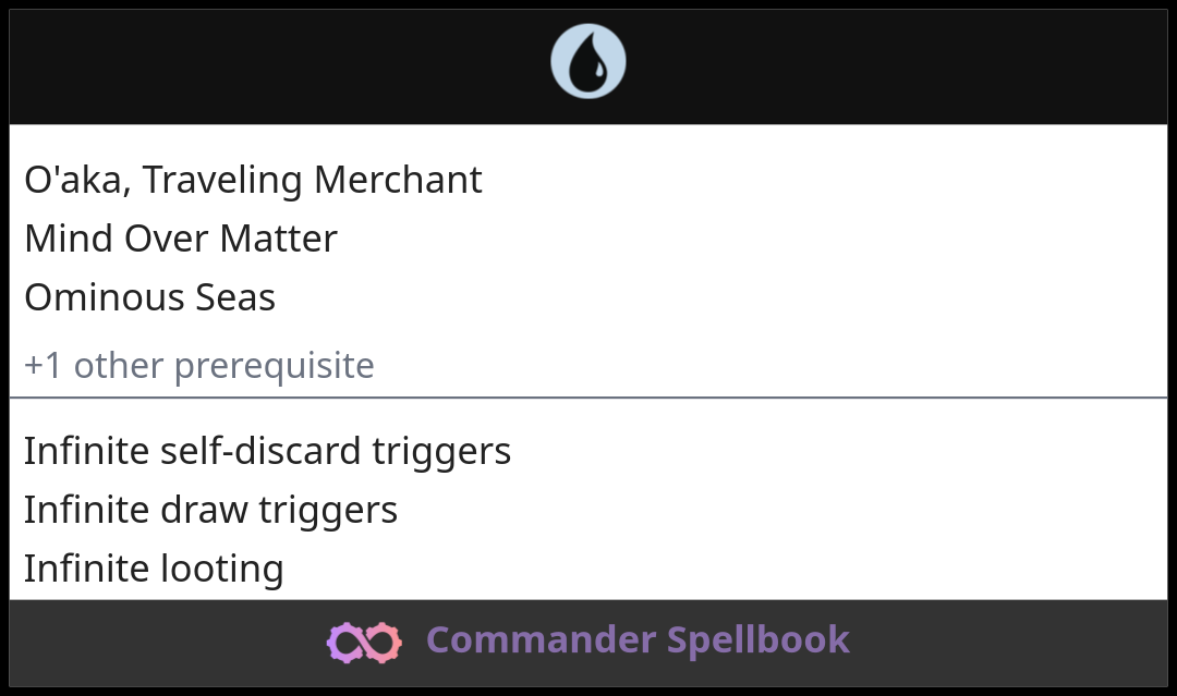 O'aka, Traveling Merchant | Mind Over Matter | Ominous Seas