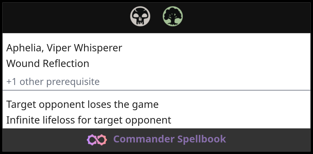 Aphelia, Viper Whisperer | Wound Reflection