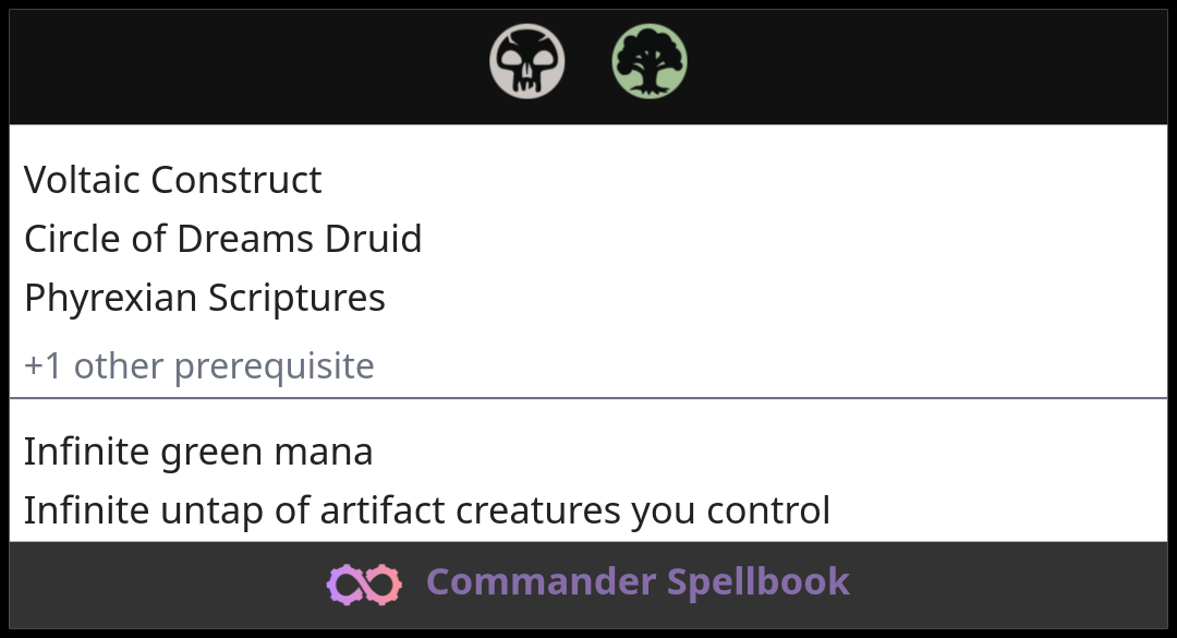Voltaic Construct | Circle of Dreams Druid | Phyrexian Scriptures