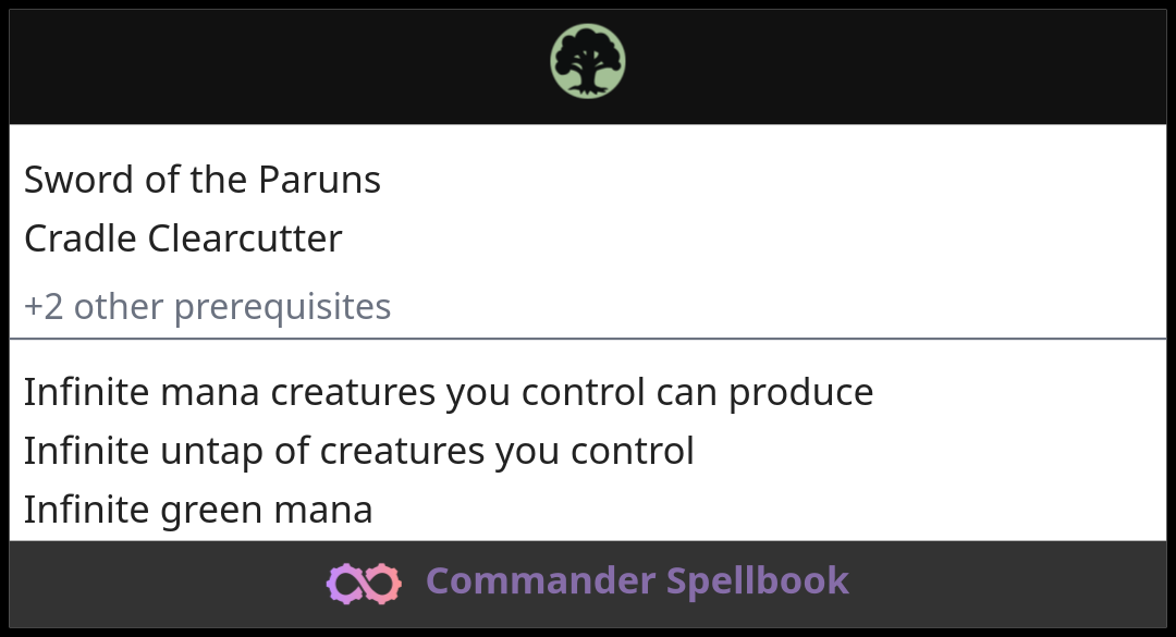 Sword of the Paruns | Cradle Clearcutter