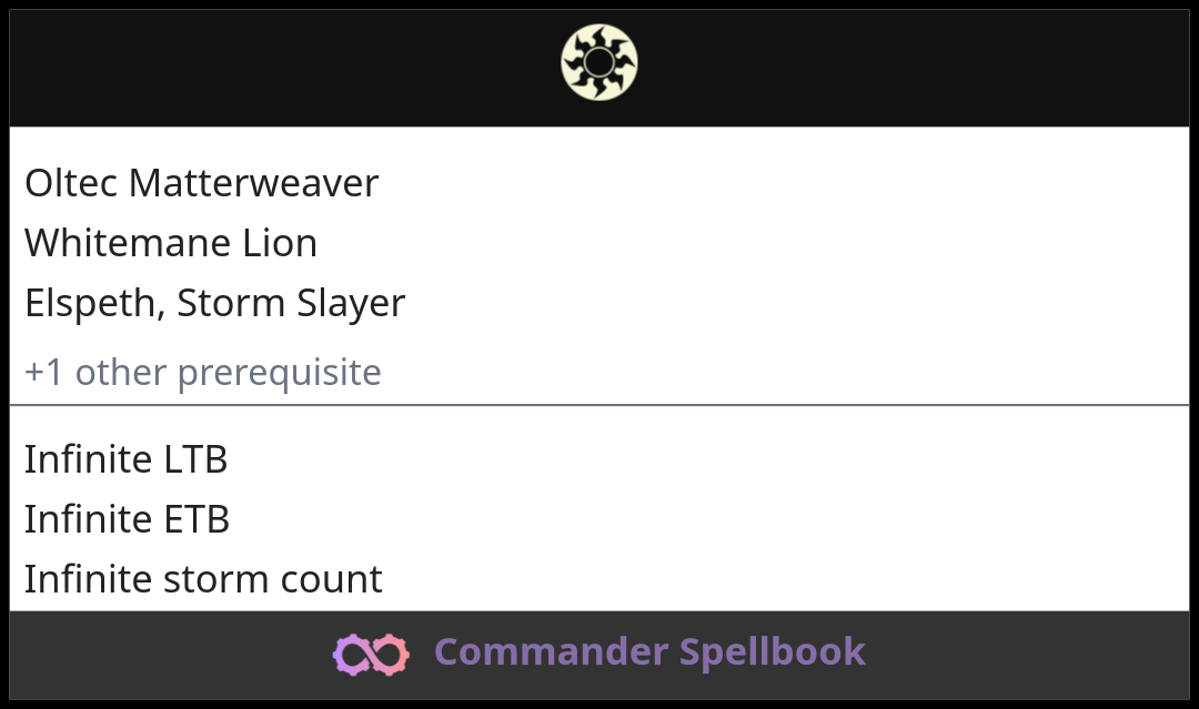 Oltec Matterweaver | Whitemane Lion | Elspeth, Storm Slayer