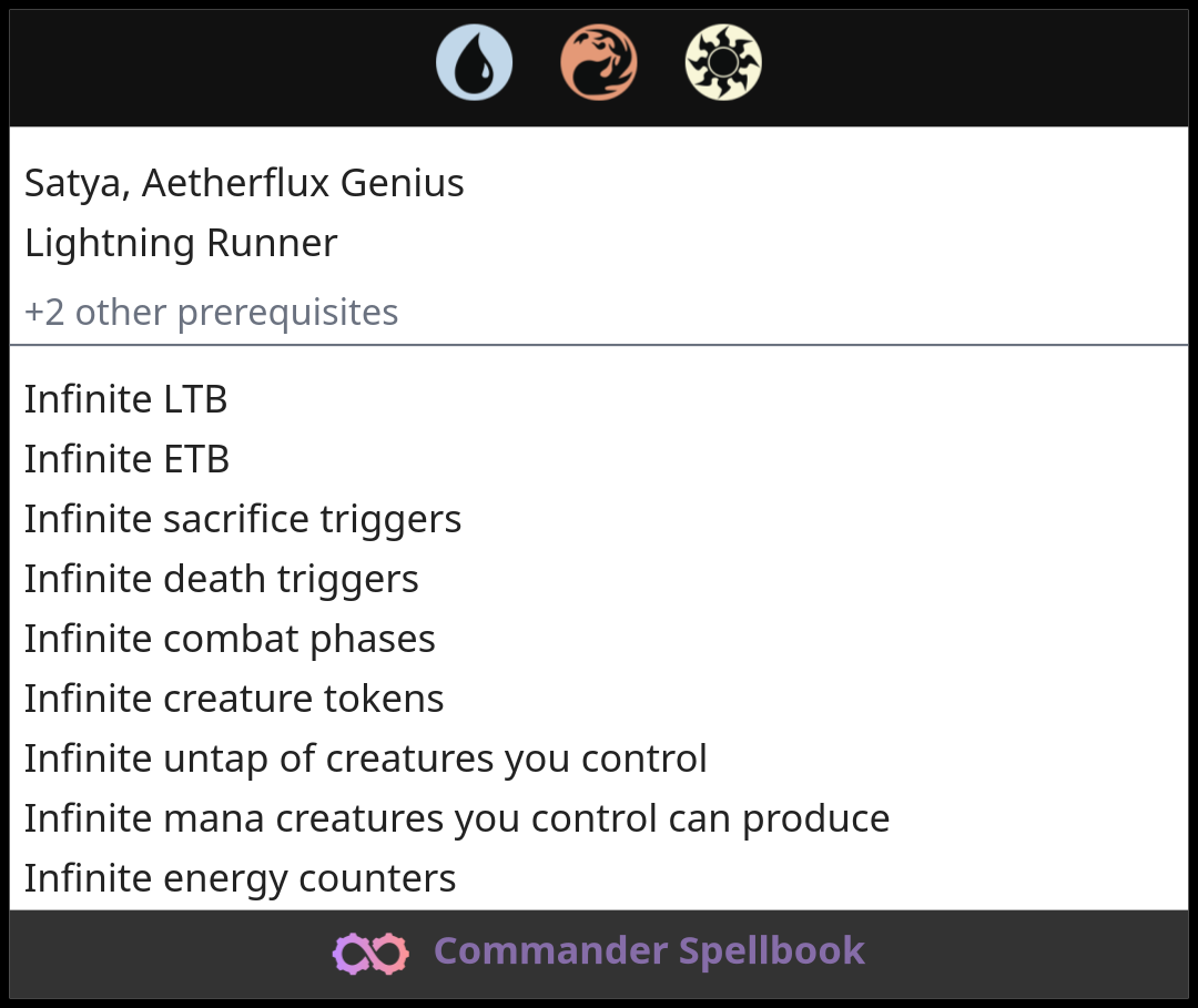 Satya, Aetherflux Genius | Lightning Runner