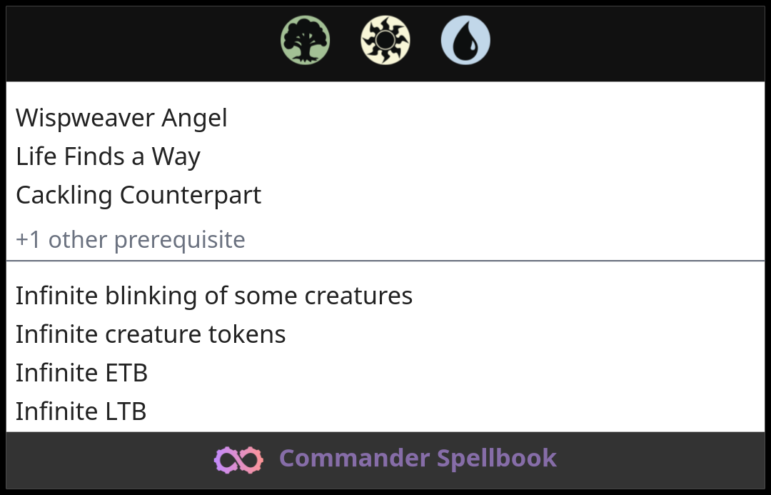 Wispweaver Angel | Life Finds a Way | Cackling Counterpart