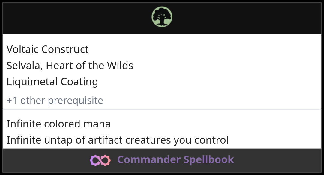 Voltaic Construct | Selvala, Heart of the Wilds | Liquimetal Coating