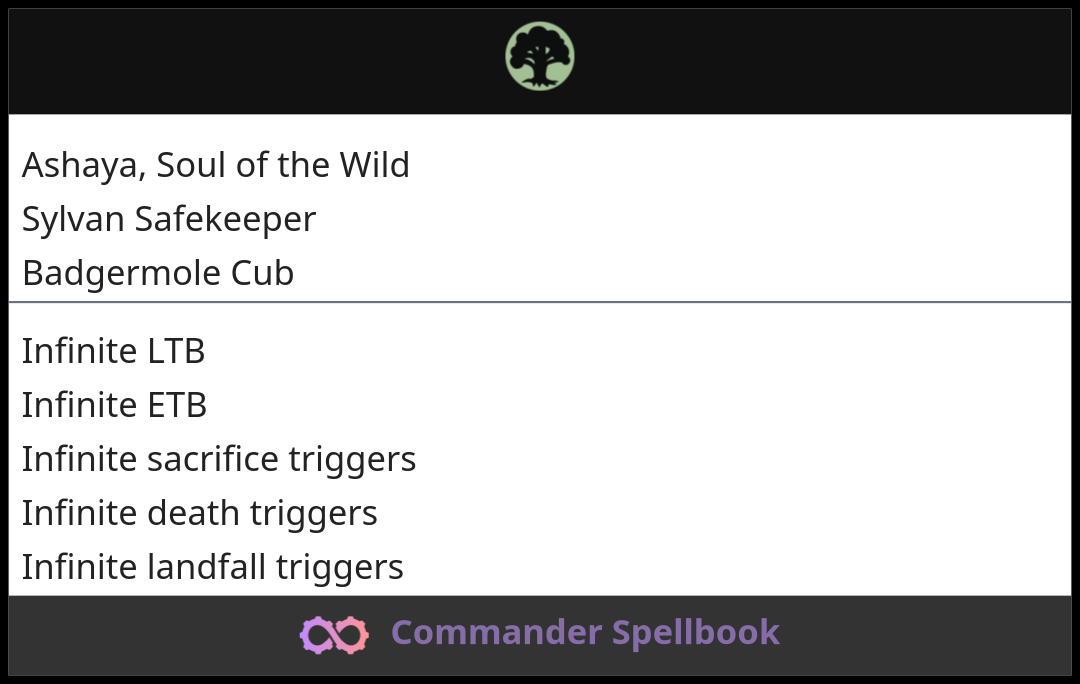 Ashaya, Soul of the Wild | Sylvan Safekeeper | Badgermole Cub