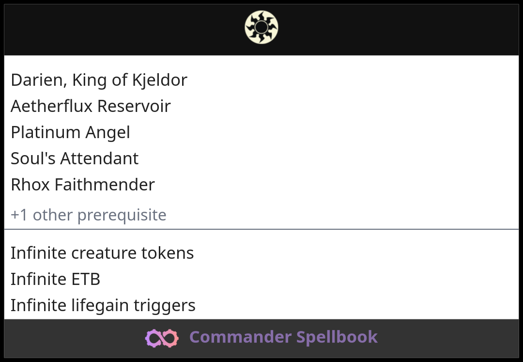 Darien, King of Kjeldor | Aetherflux Reservoir | Platinum Angel (and ...