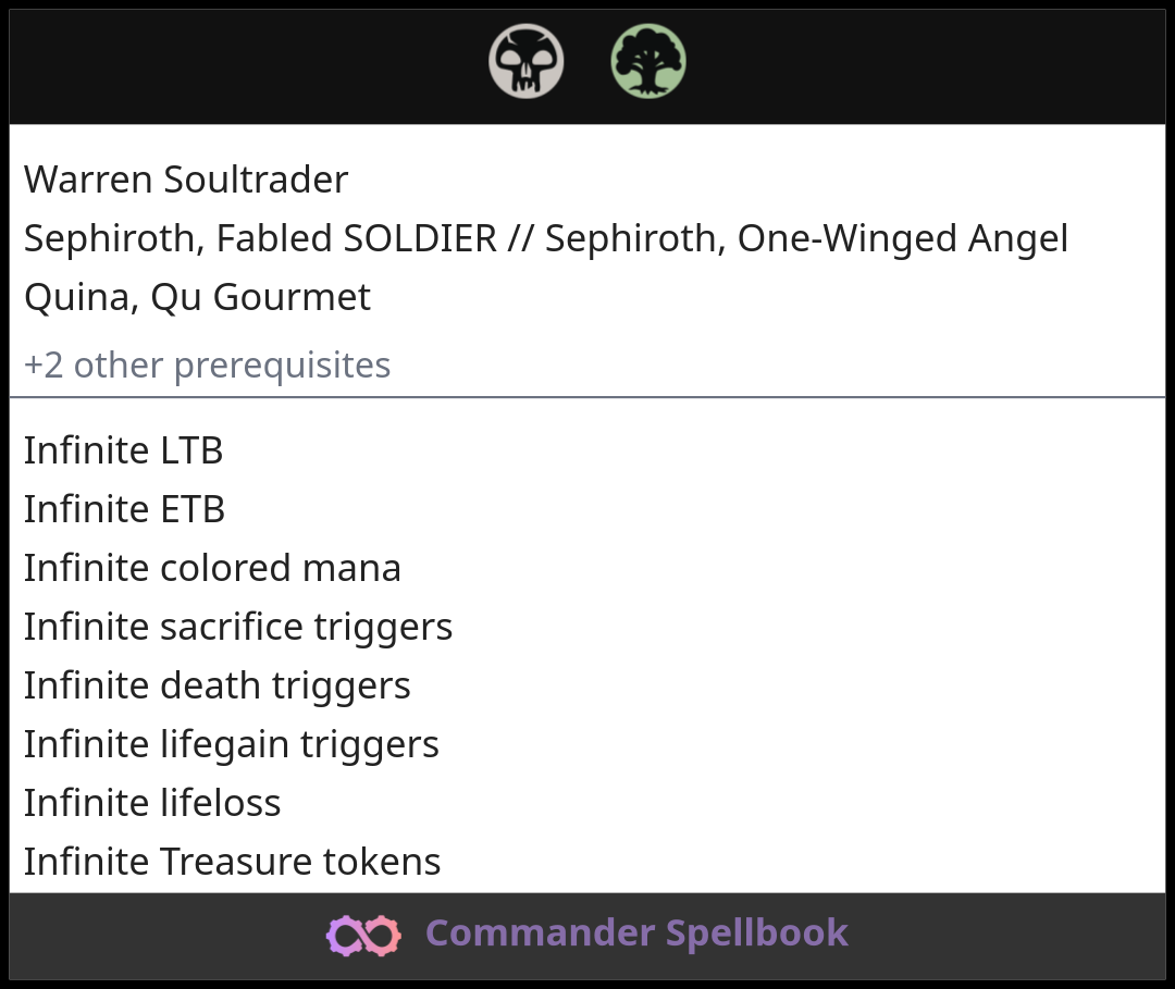 Warren Soultrader | Sephiroth, Fabled SOLDIER // Sephiroth, One-Winged ...