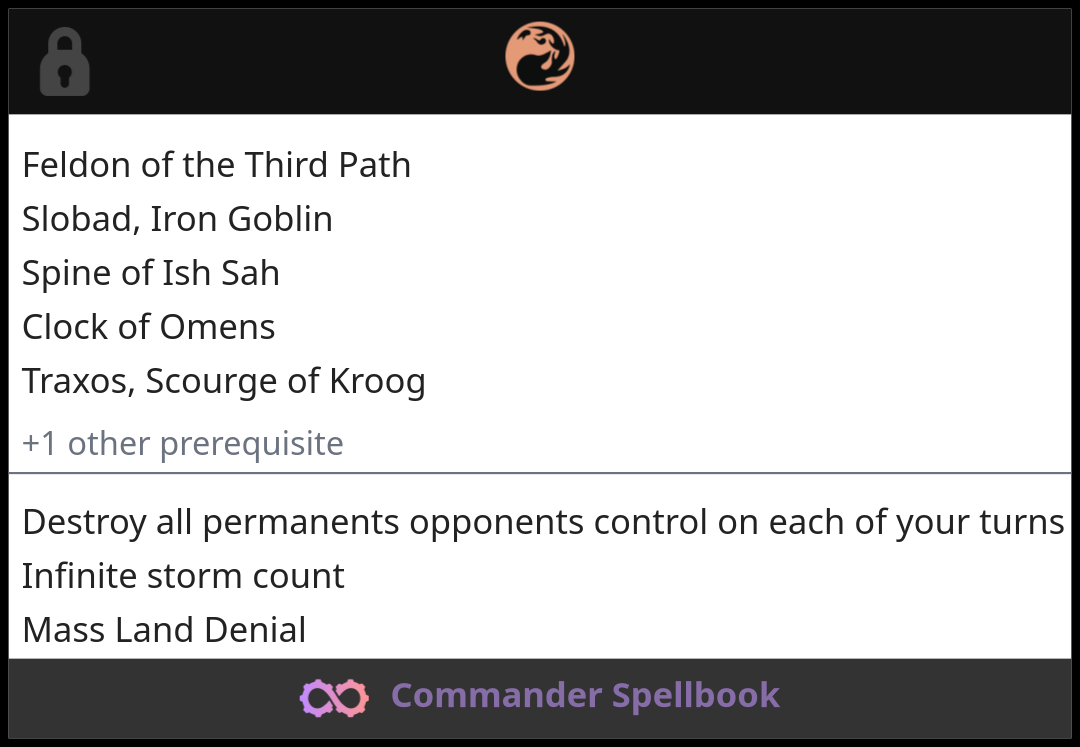 Feldon of the Third Path | Slobad, Iron Goblin | Spine of Ish Sah (and ...