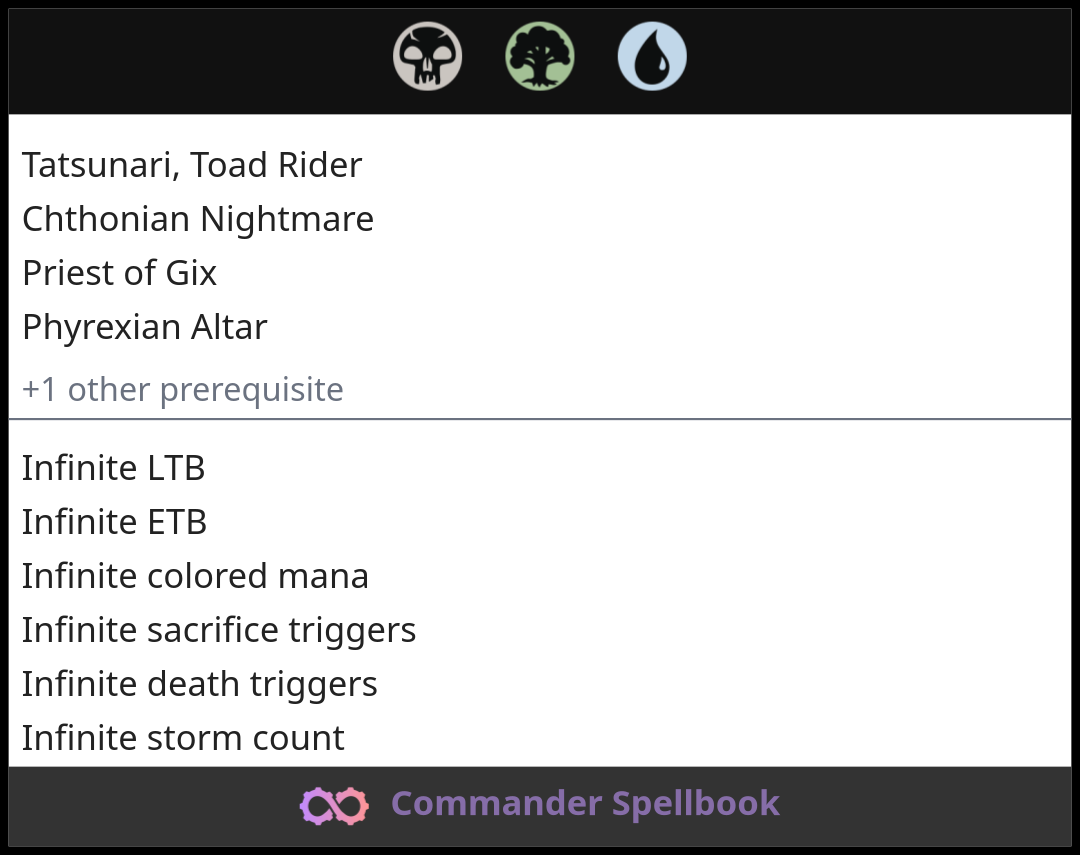 Tatsunari, Toad Rider | Chthonian Nightmare | Priest of Gix (and one ...