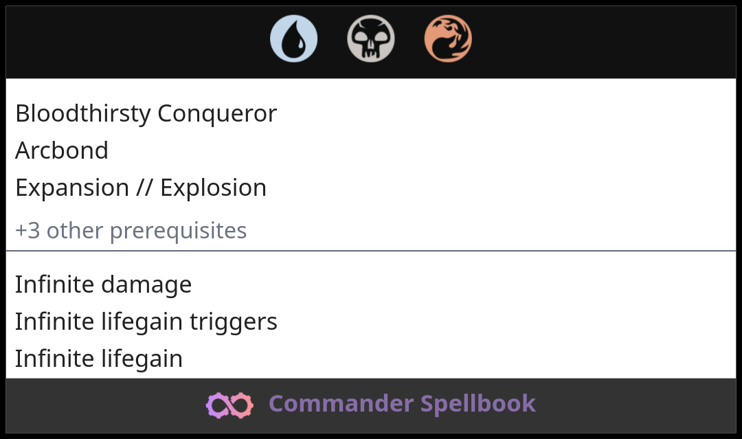 Bloodthirsty Conqueror | Arcbond | Expansion // Explosion