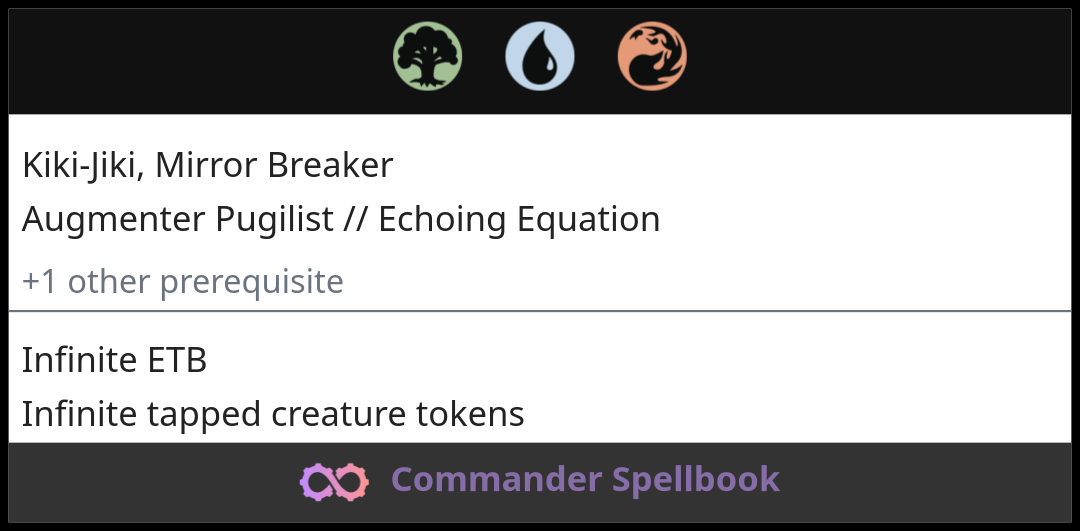 Kiki-Jiki, Mirror Breaker | Augmenter Pugilist // Echoing Equation