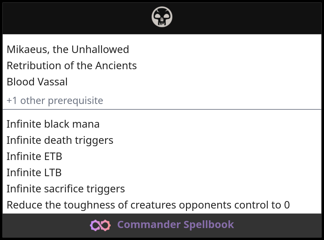 Mikaeus, the Unhallowed | Retribution of the Ancients | Blood Vassal