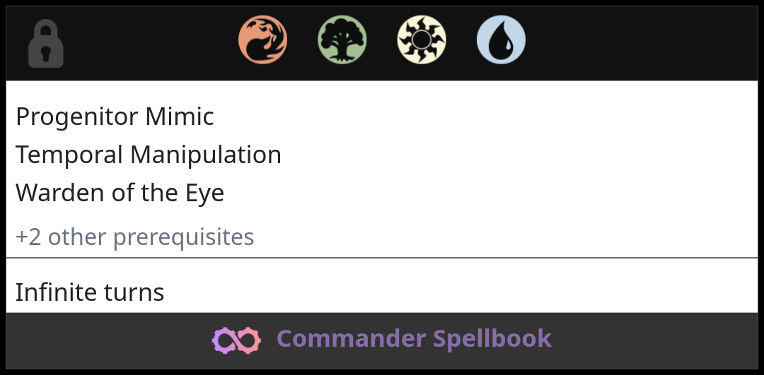 Progenitor Mimic | Temporal Manipulation | Warden of the Eye
