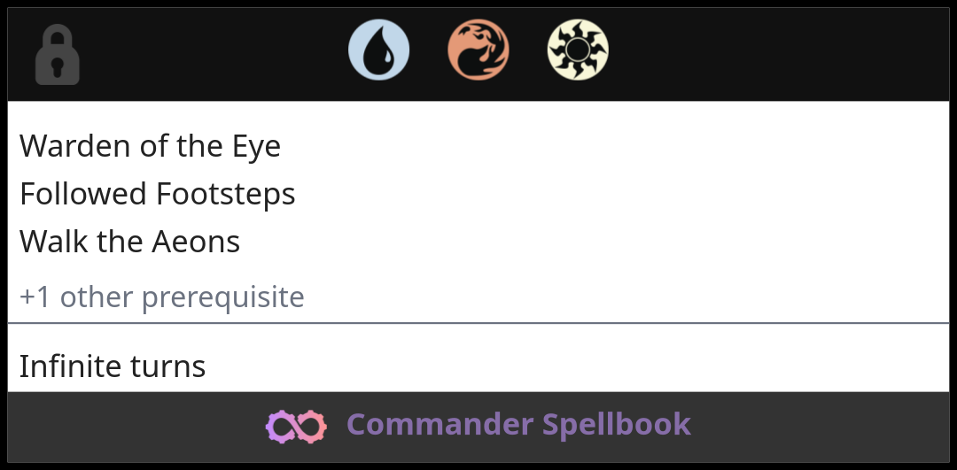 Warden of the Eye | Followed Footsteps | Walk the Aeons