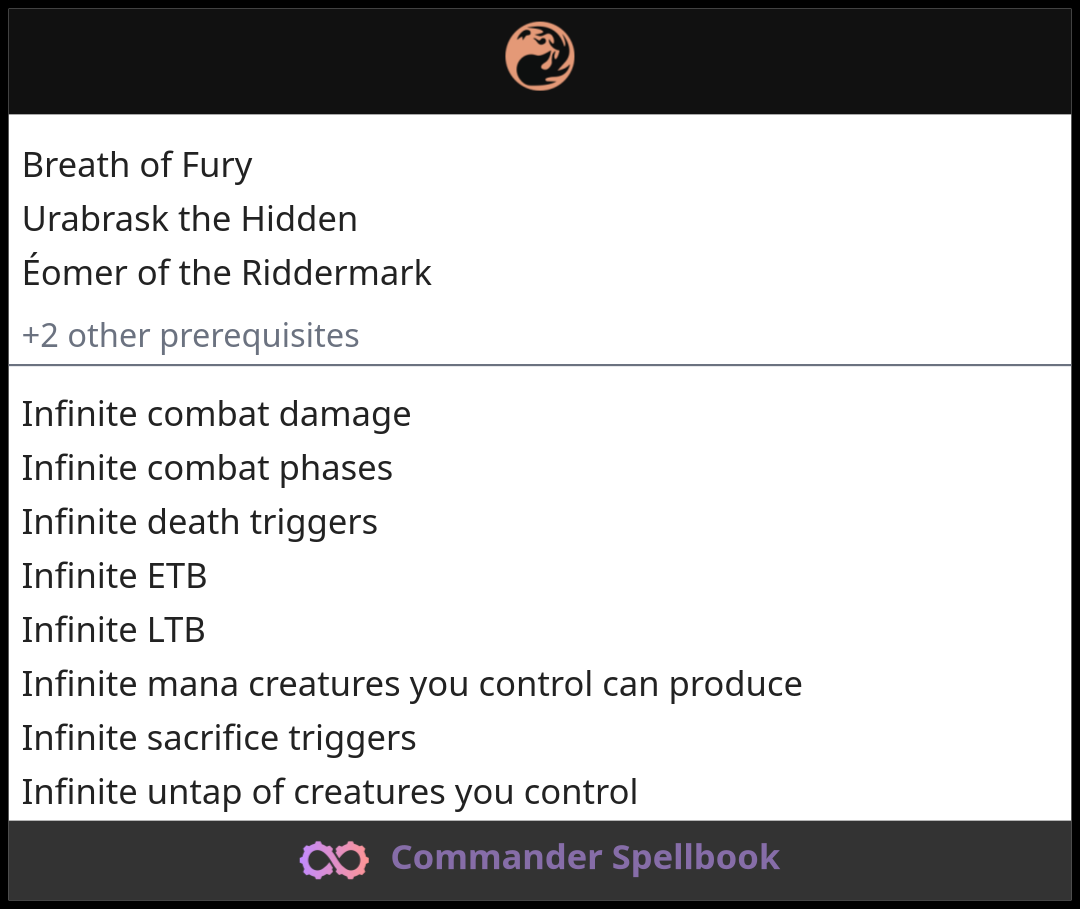 Breath of Fury | Urabrask the Hidden | Éomer of the Riddermark