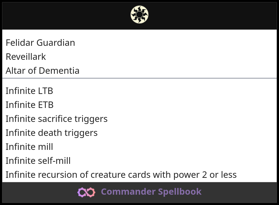 Felidar Guardian | Reveillark | Altar of Dementia