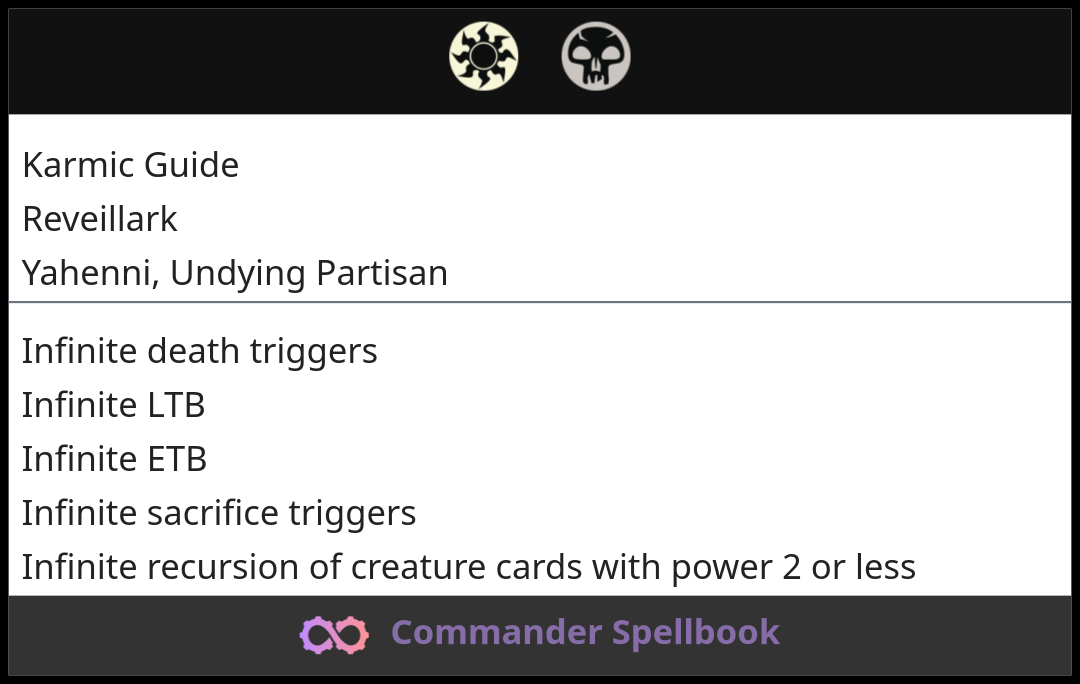 Karmic Guide | Reveillark | Yahenni, Undying Partisan
