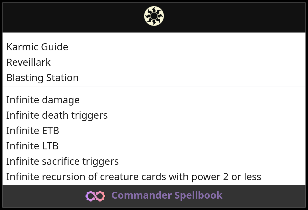 Karmic Guide | Reveillark | Blasting Station