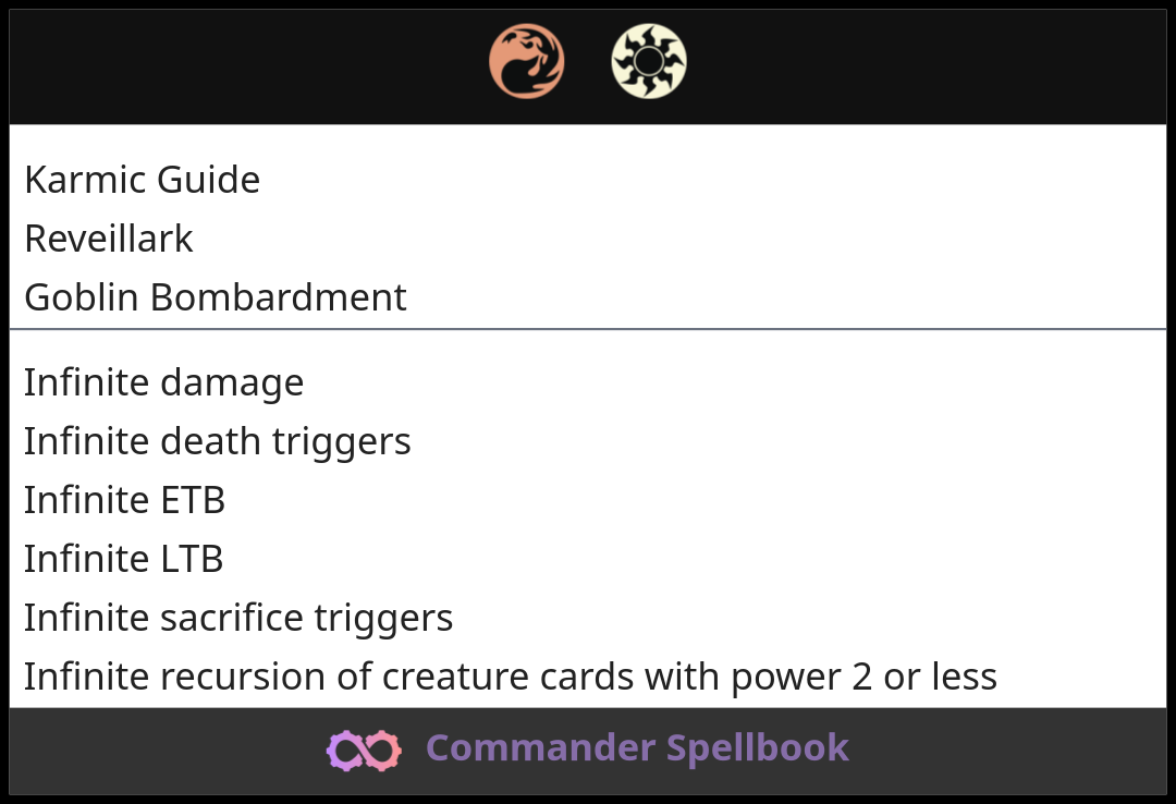 Karmic Guide | Reveillark | Goblin Bombardment