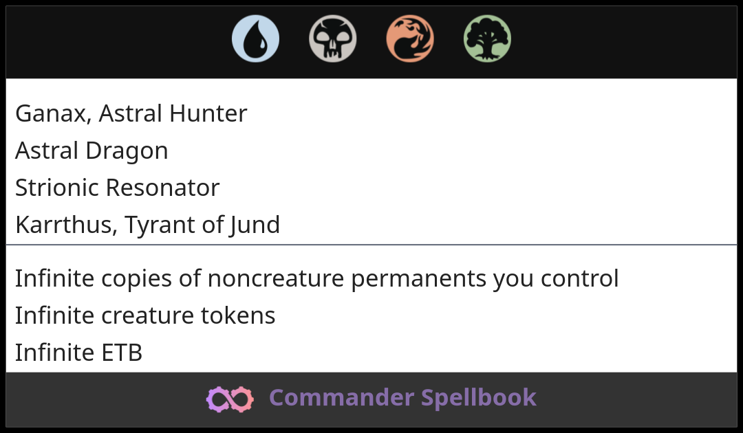 Ganax, Astral Hunter | Astral Dragon | Strionic Resonator (and one ...