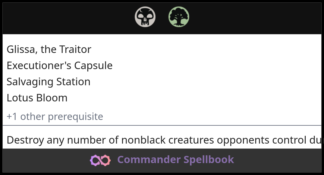Glissa, the Traitor | Executioner's Capsule | Salvaging Station (and ...