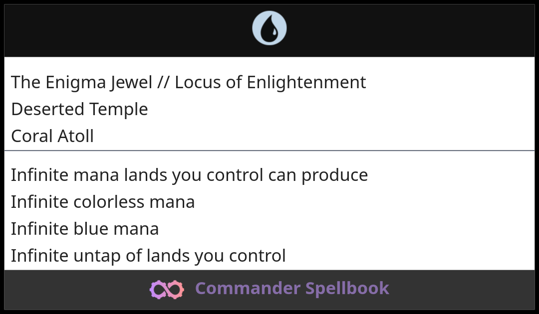 The Enigma Jewel // Locus of Enlightenment | Deserted Temple | Coral Atoll