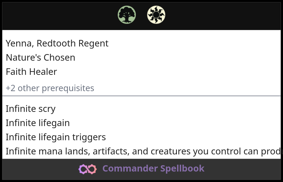 Yenna, Redtooth Regent | Nature's Chosen | Faith Healer
