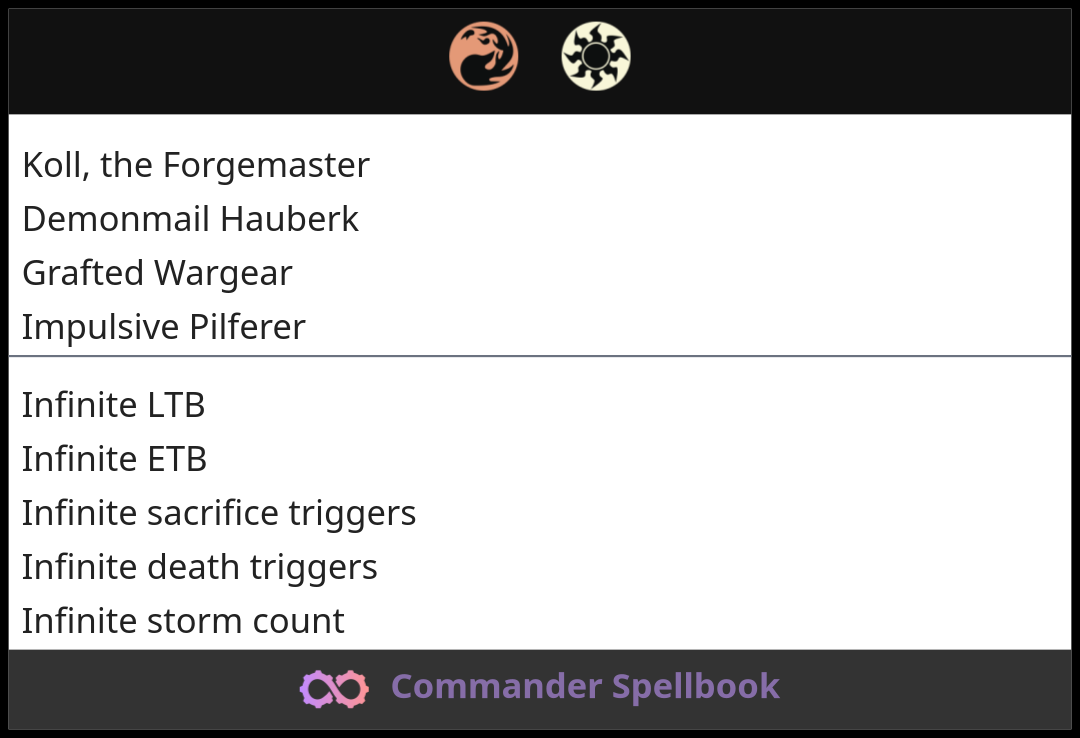 Koll, the Forgemaster | Demonmail Hauberk | Grafted Wargear (and one ...