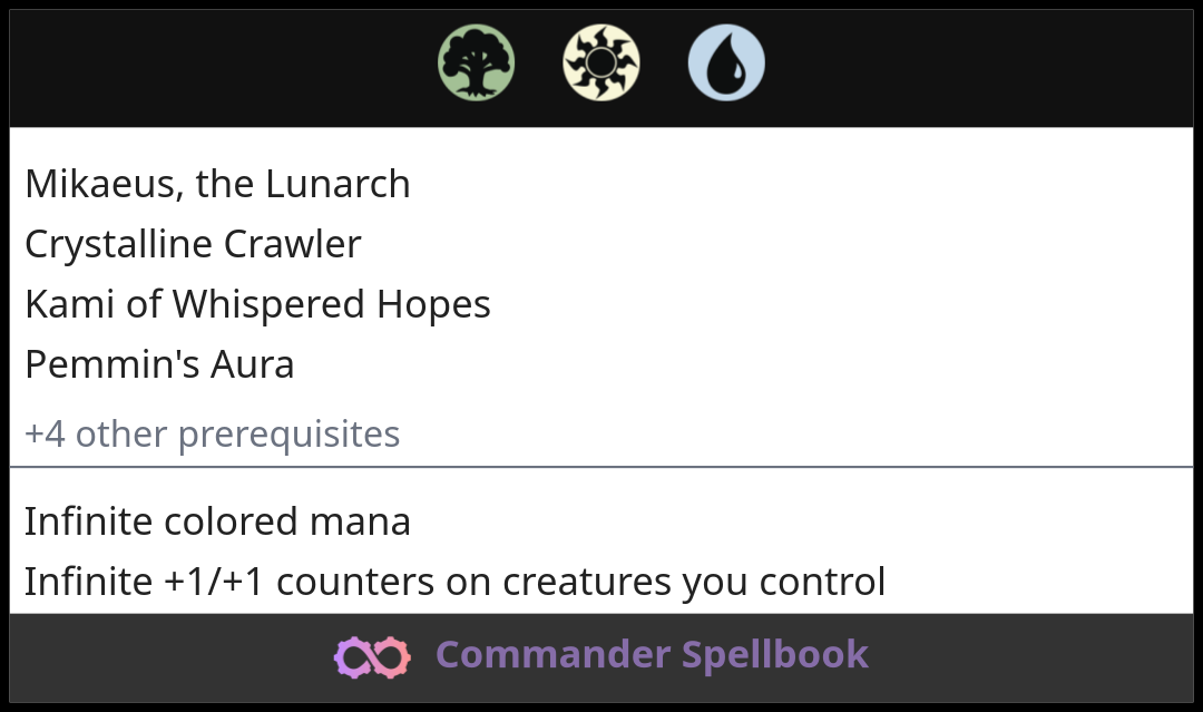 Mikaeus, the Lunarch | Crystalline Crawler | Kami of Whispered Hopes ...