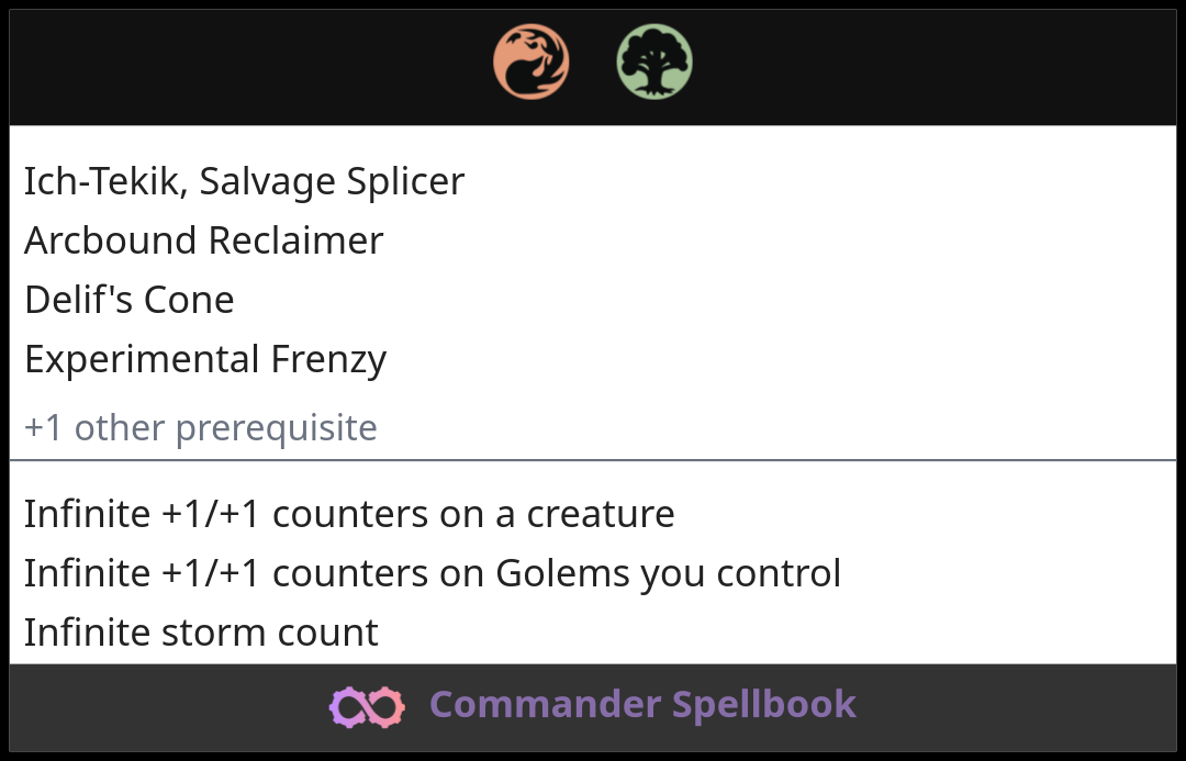 Ich-Tekik, Salvage Splicer | Arcbound Reclaimer | Delif's Cone (and one ...
