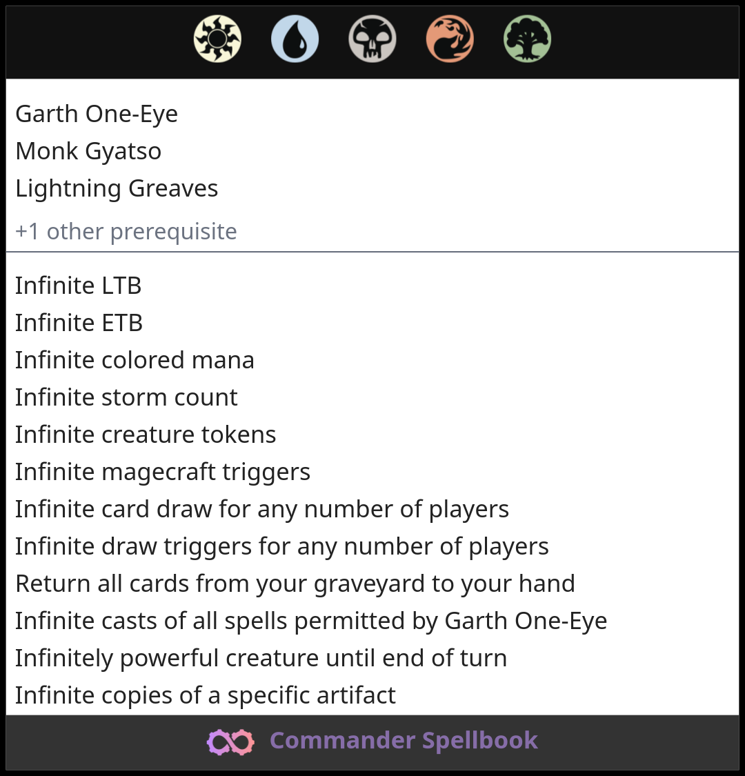 Garth One-Eye | Monk Gyatso | Lightning Greaves