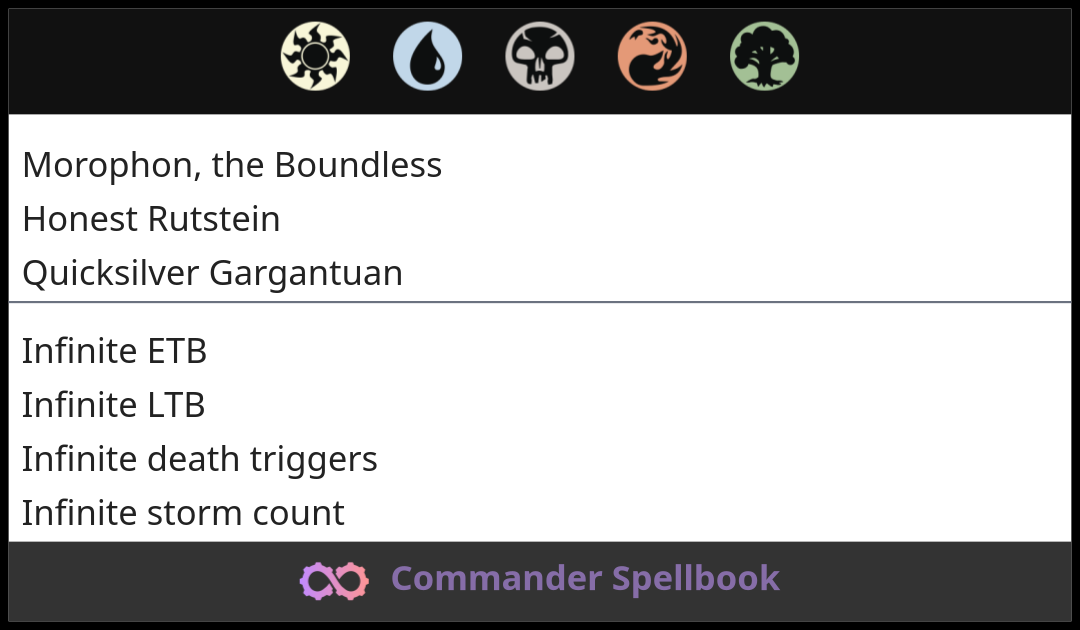 Morophon, the Boundless | Honest Rutstein | Quicksilver Gargantuan